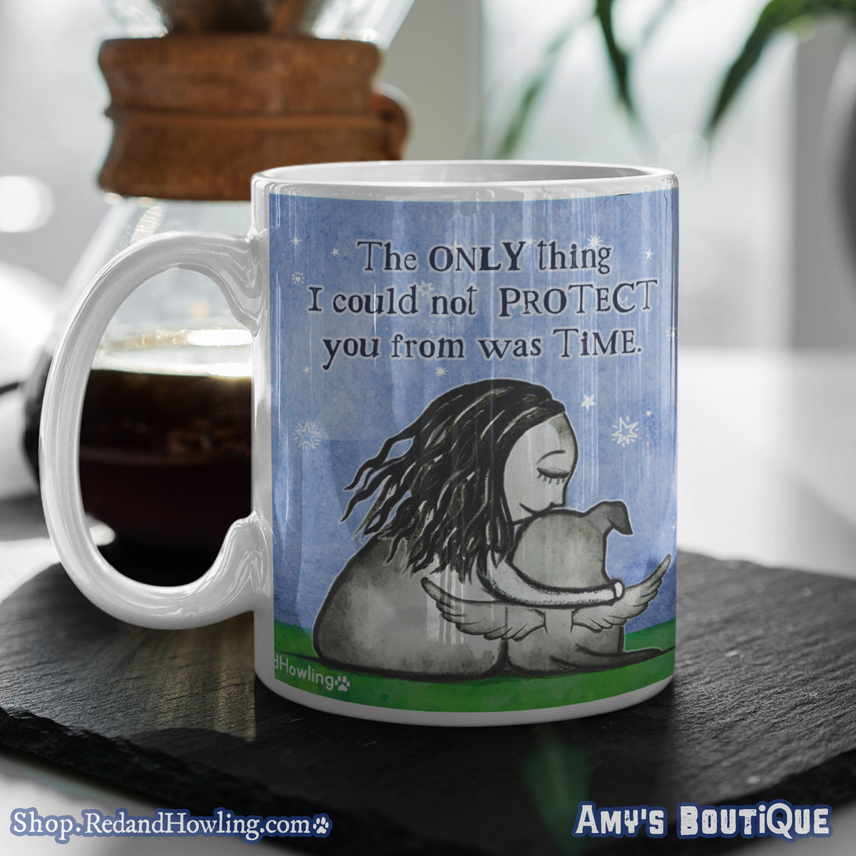 Time Mug – Red and Howling